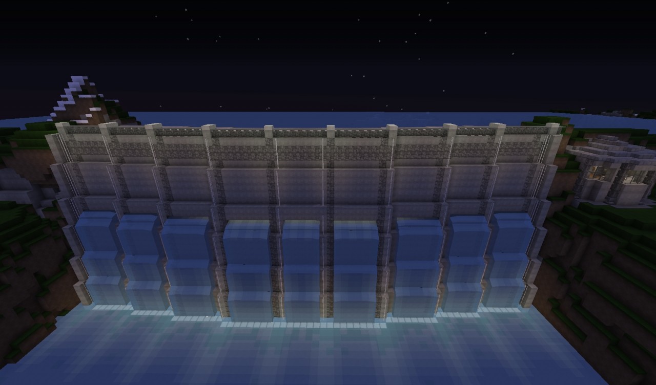 Working dam Minecraft Map