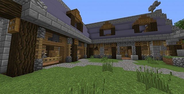 Drowen Ranch - A Medieval House, Barn, and Farm Minecraft Map
