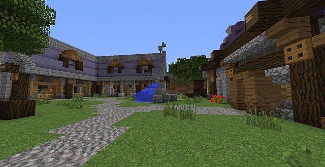 Drowen Ranch - A Medieval House, Barn, and Farm Minecraft Map