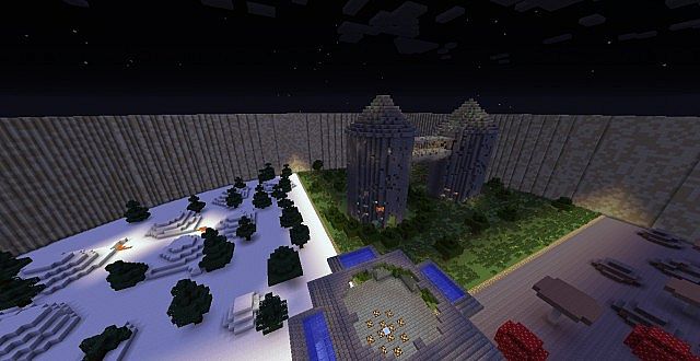 Kit PvP Server Spawn - Team Engineers Minecraft Map