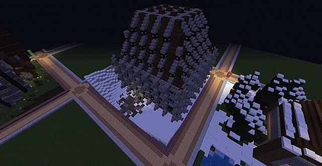 Snow Themed House Minecraft Map