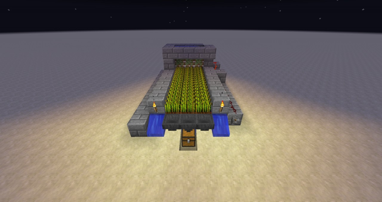 Automatic Wheat, Cactus, XP farm Minecraft Map