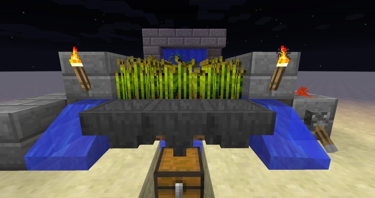 Automatic Wheat, Cactus, XP farm Minecraft Map