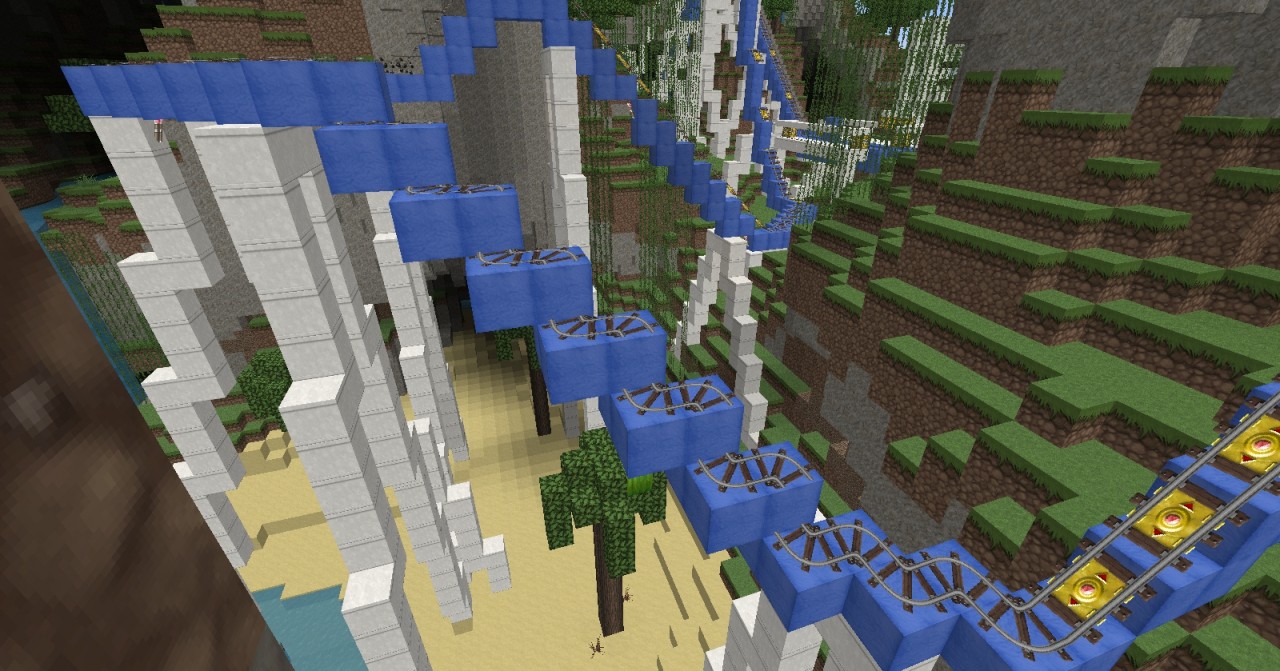 Sea Serpent Corkscrew Coaster Minecraft Map