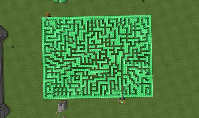 The Emerald Maze Minecraft Map