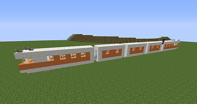 Modern Train Minecraft Map