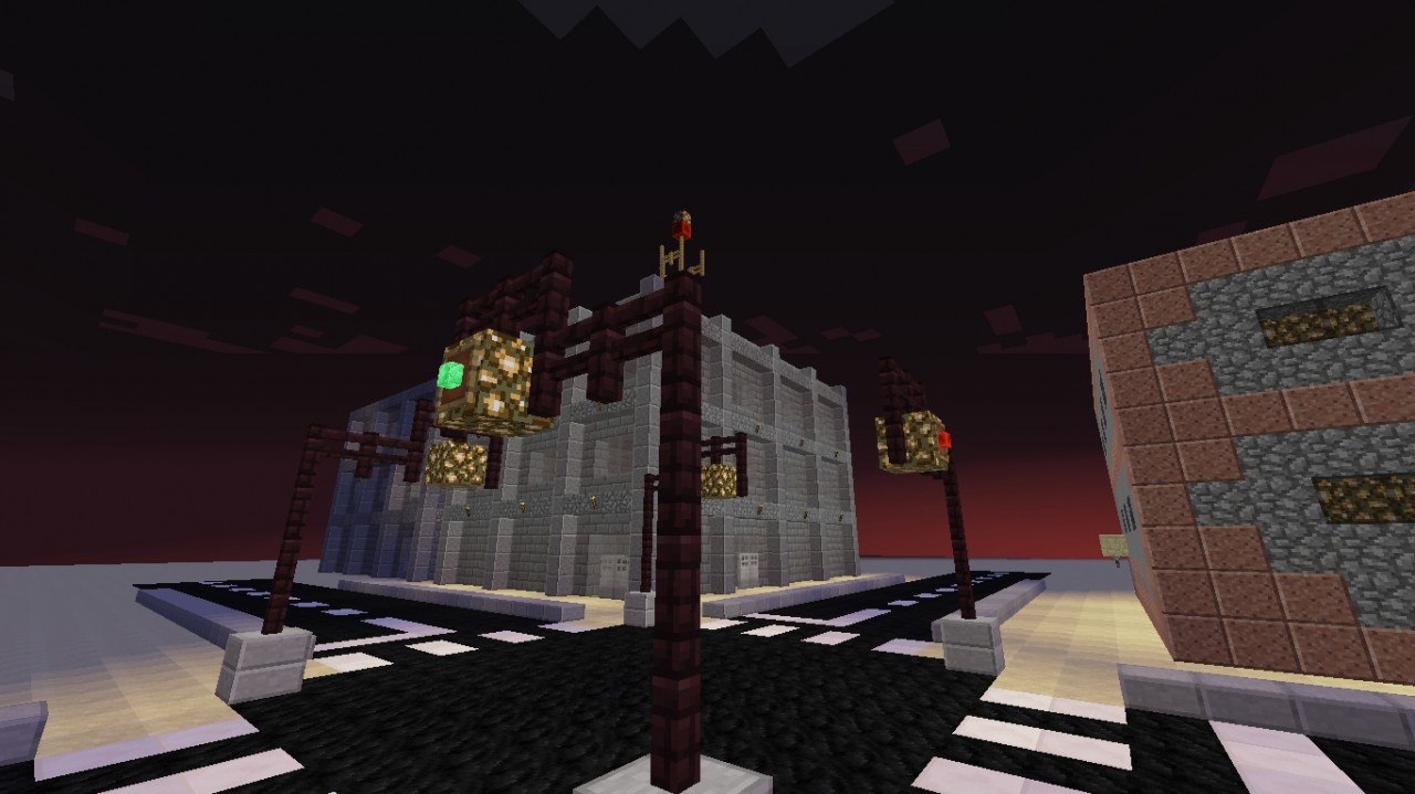 [14w27b]Working traffic lights V1.0 (Download added) Minecraft Map