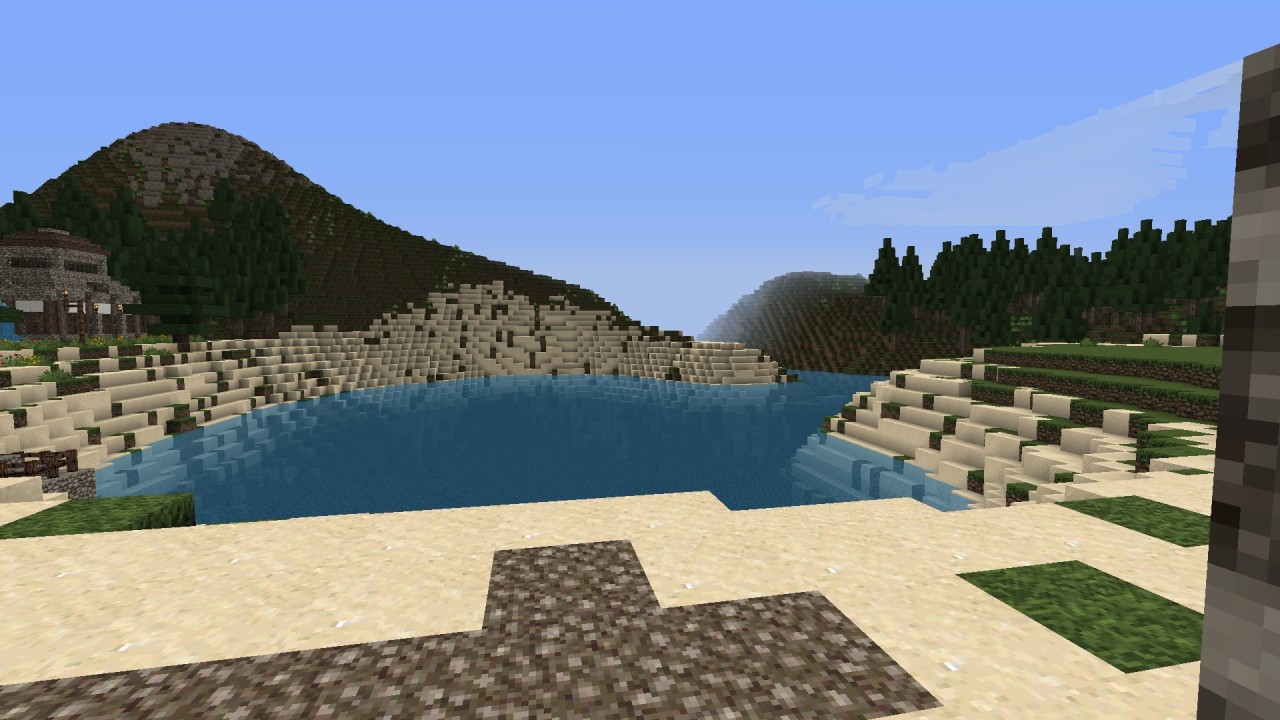 Large Beach-side House -Medieval Building Series- Minecraft Map