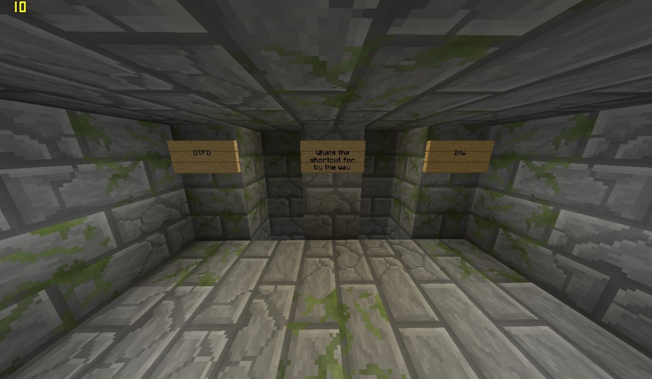 Answer Right or DIE! (MINI VERSION) Minecraft Map