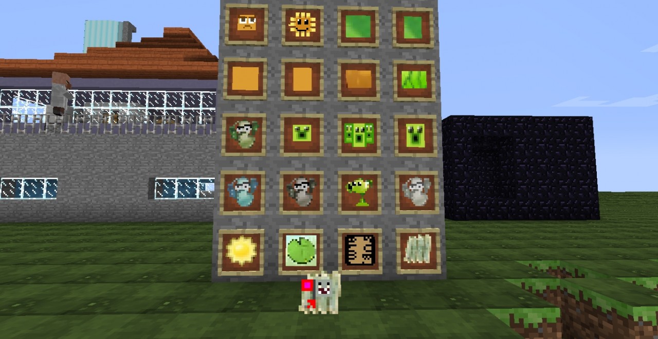 Plants vs Zombies 2 texturepack 2.9 - MC1.8 Plants Returns Minecraft ...