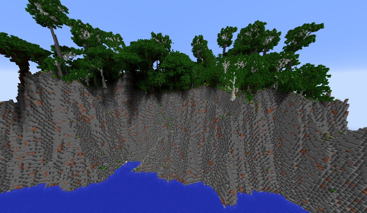 Custom Terrain Jungle Island Minecraft Map