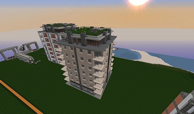 Simple flat design Minecraft Map