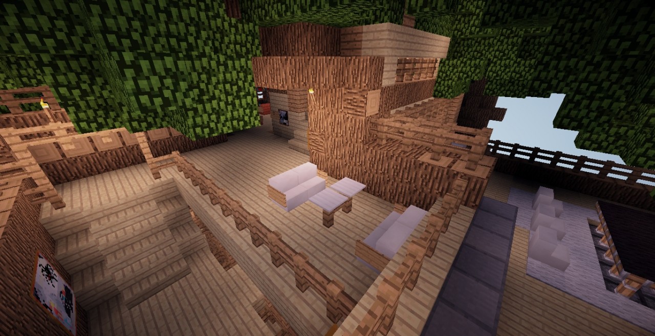 EVM Tree House (Head into the clouds contest) Minecraft Map