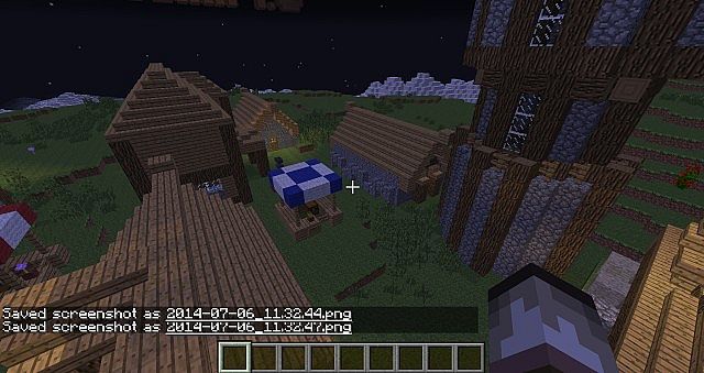 sky village Minecraft Map