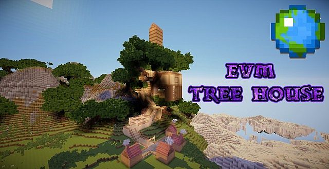 EVM Tree House (Head into the clouds contest) Minecraft Map