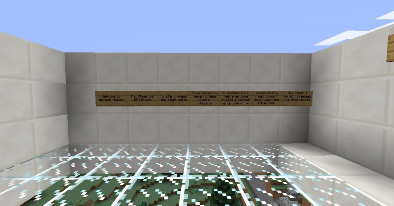 Hunger Games With Really Cool Command Block Stuff Minecraft Map