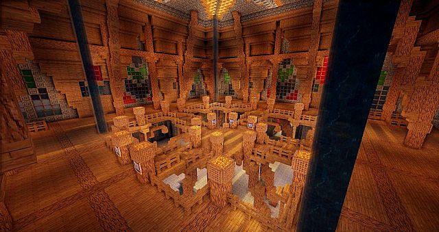 Medieval Hall (Spawn) Minecraft Map