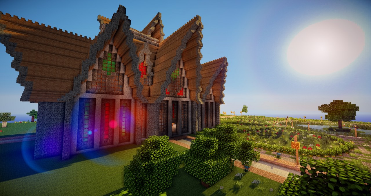 Medieval Hall (Spawn) Minecraft Map