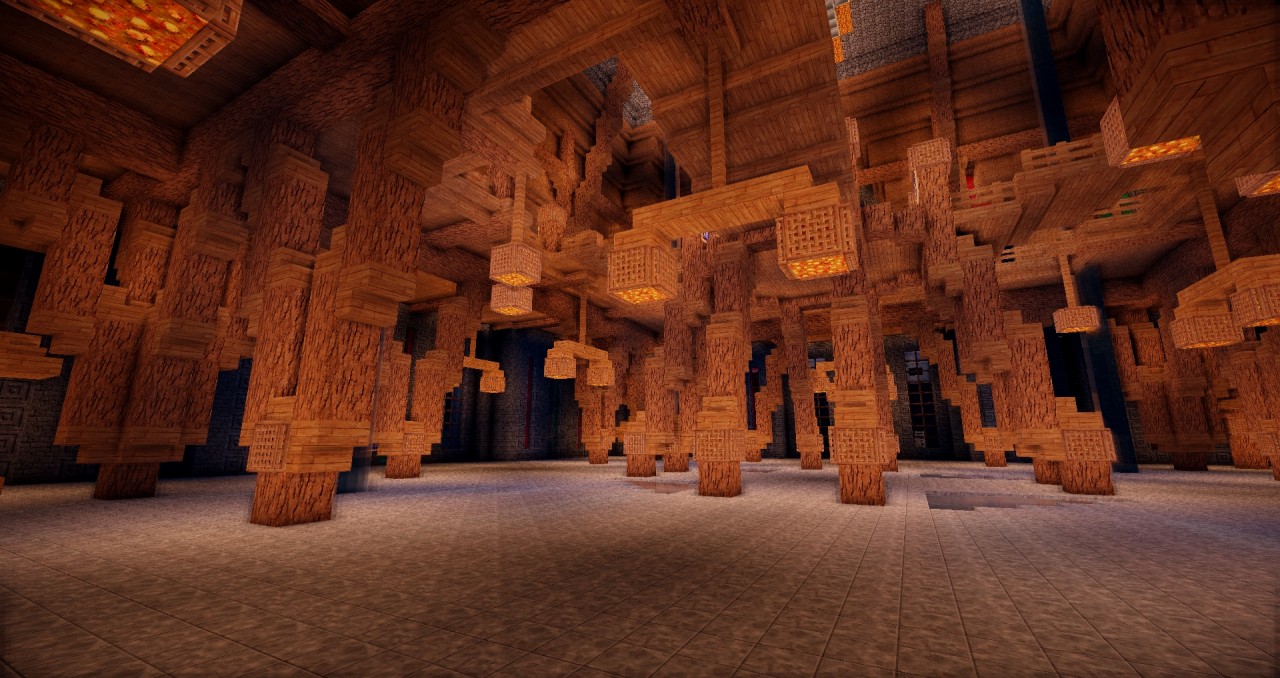 Medieval Hall (Spawn) Minecraft Map