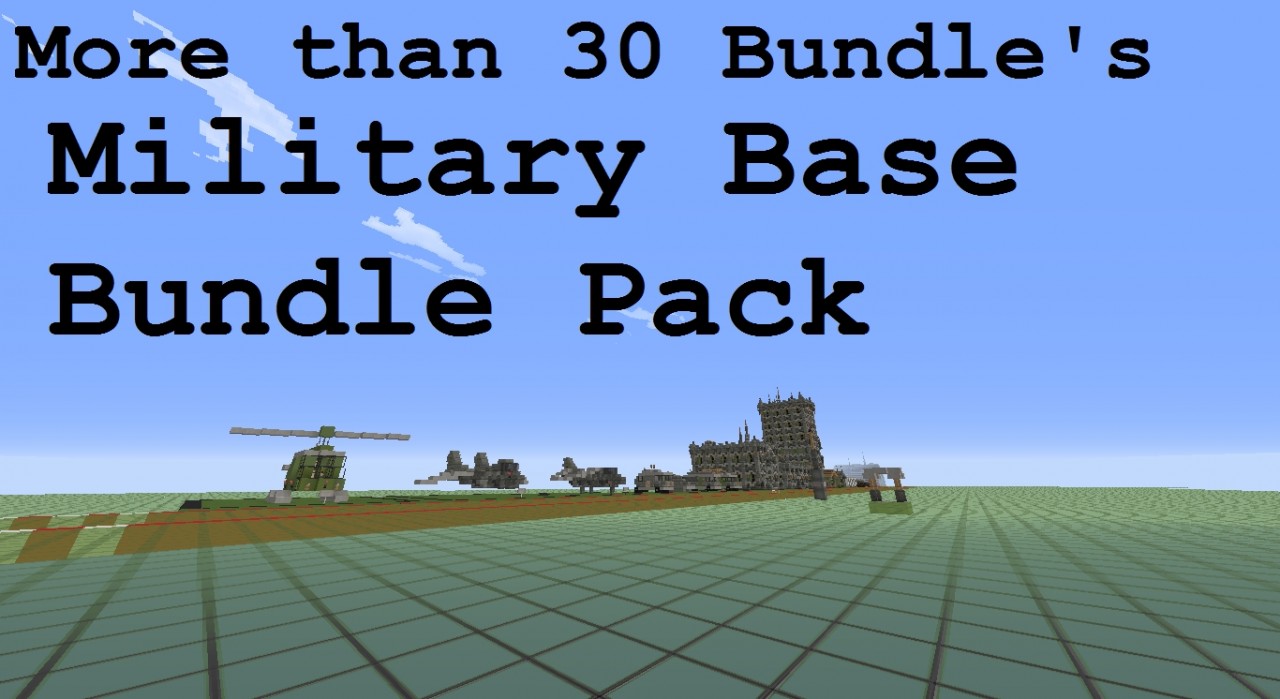 Military Base Bundle Pack Minecraft Map