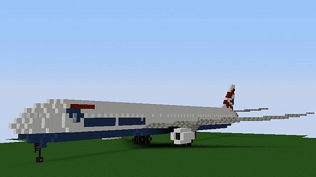Boeing 767-400 (8 Liveries) Minecraft Map
