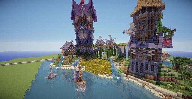 Fantasy Village Minecraft Map