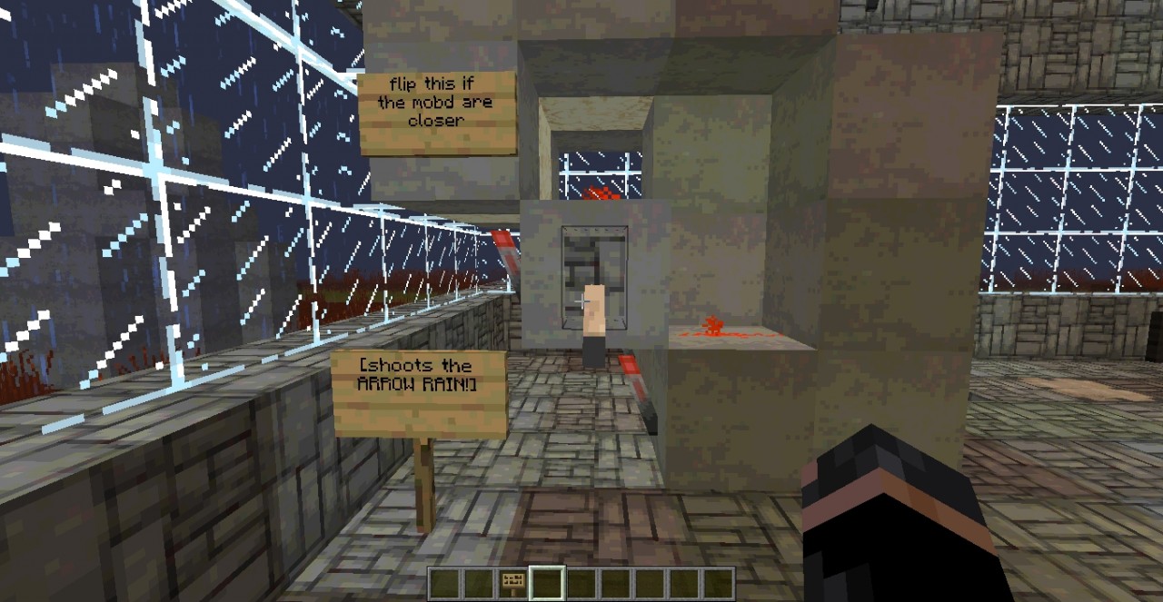 BLOODSTONE Defence House! (No Mob Can Enter!) Minecraft Map