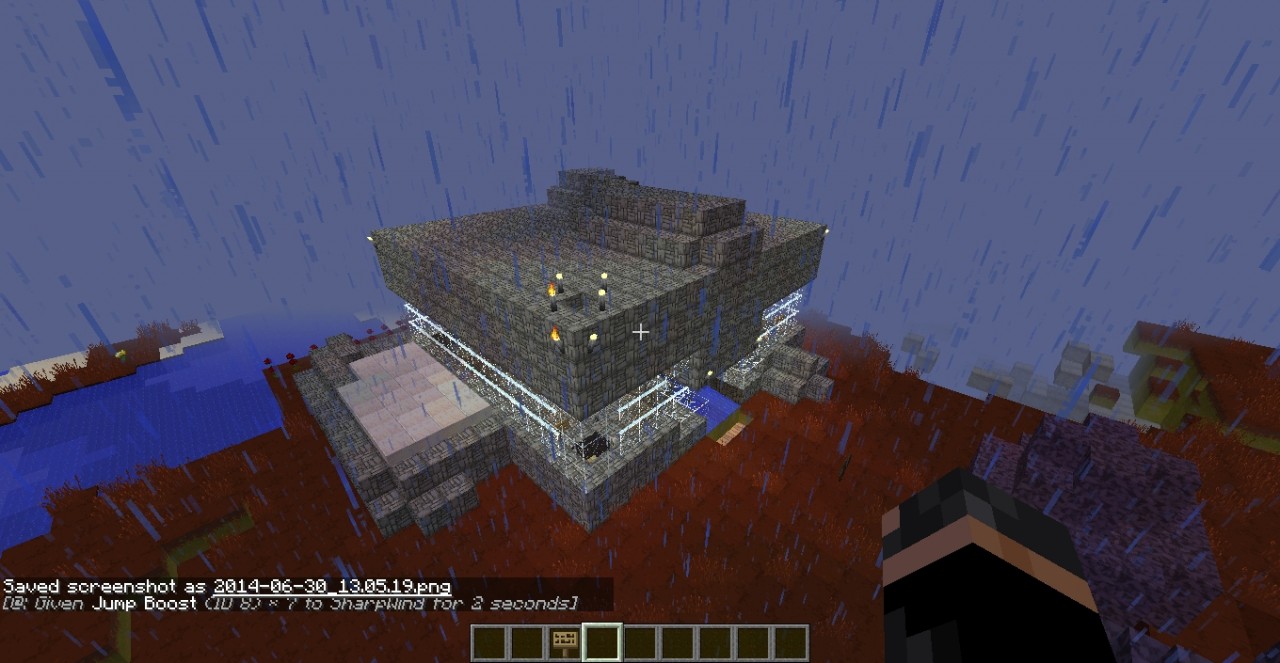 BLOODSTONE Defence House! (No Mob Can Enter!) Minecraft Map
