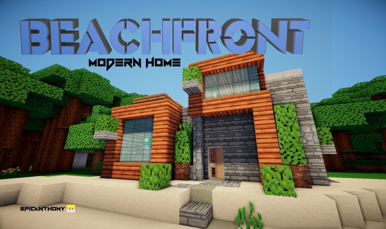 Beachfront - Modern Home Minecraft Map
