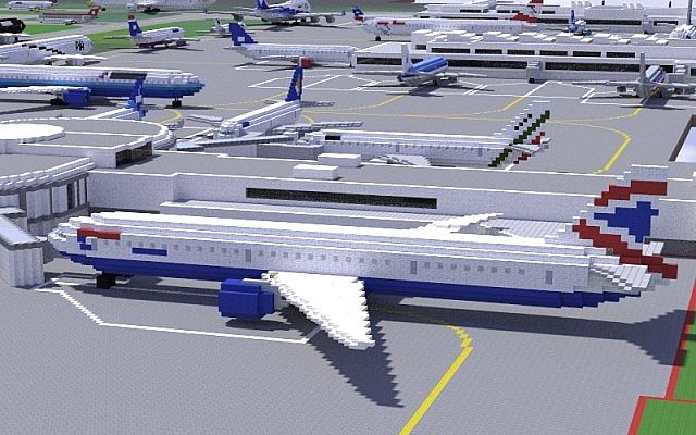 Boeing 777-300ER Minecraft Map