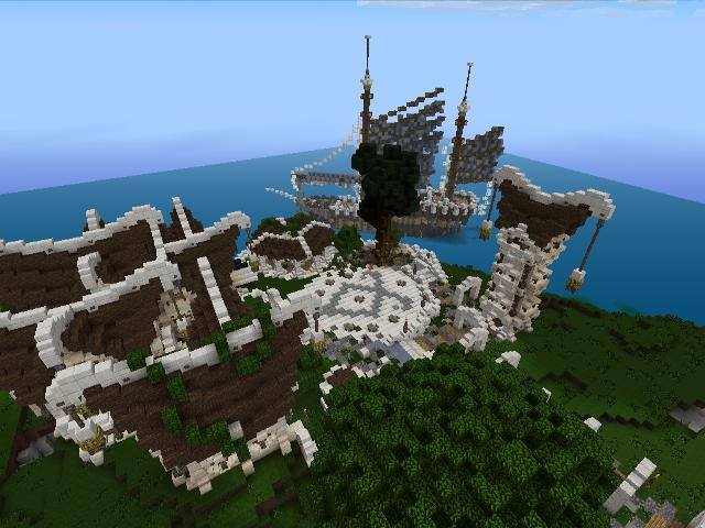Eldenwood Elven City of the North West Sea Minecraft Map