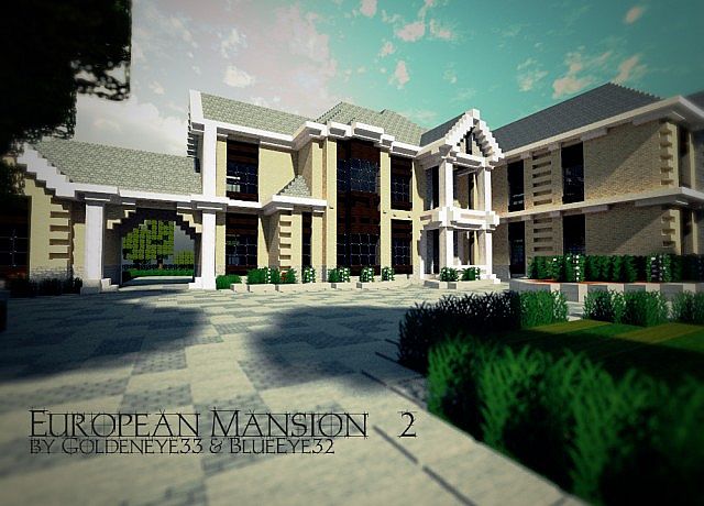 European Style Mansion 2|Architecture|GE33| Minecraft Map