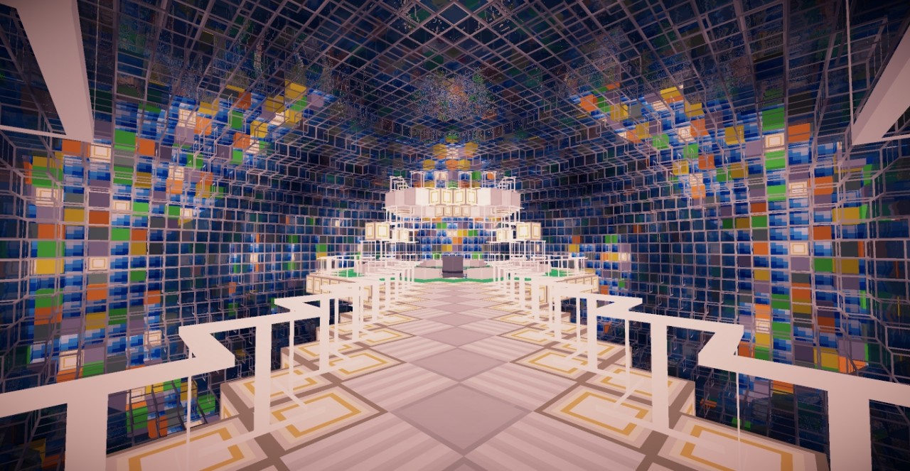 Floating Temple Minecraft Map