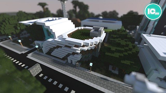One | A Futuristic House Minecraft Map