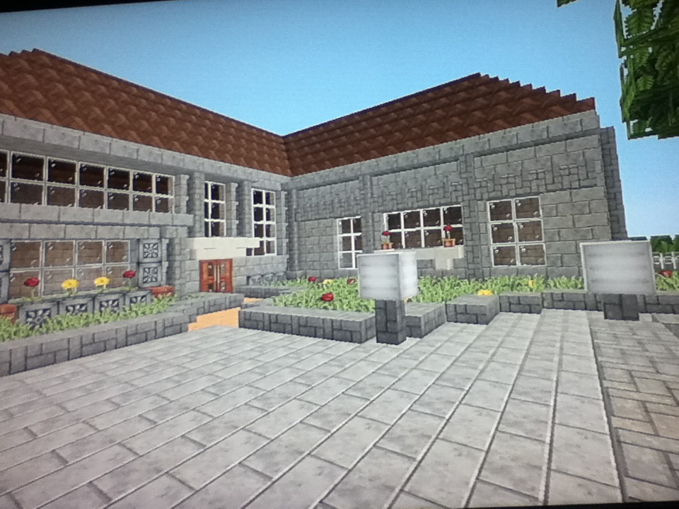 Mansion House build Minecraft Map
