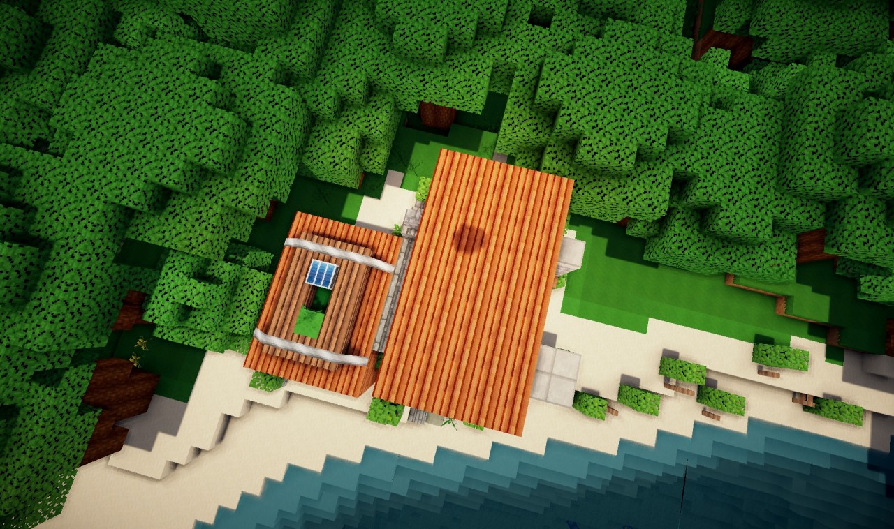 Beachfront - Modern Home Minecraft Map