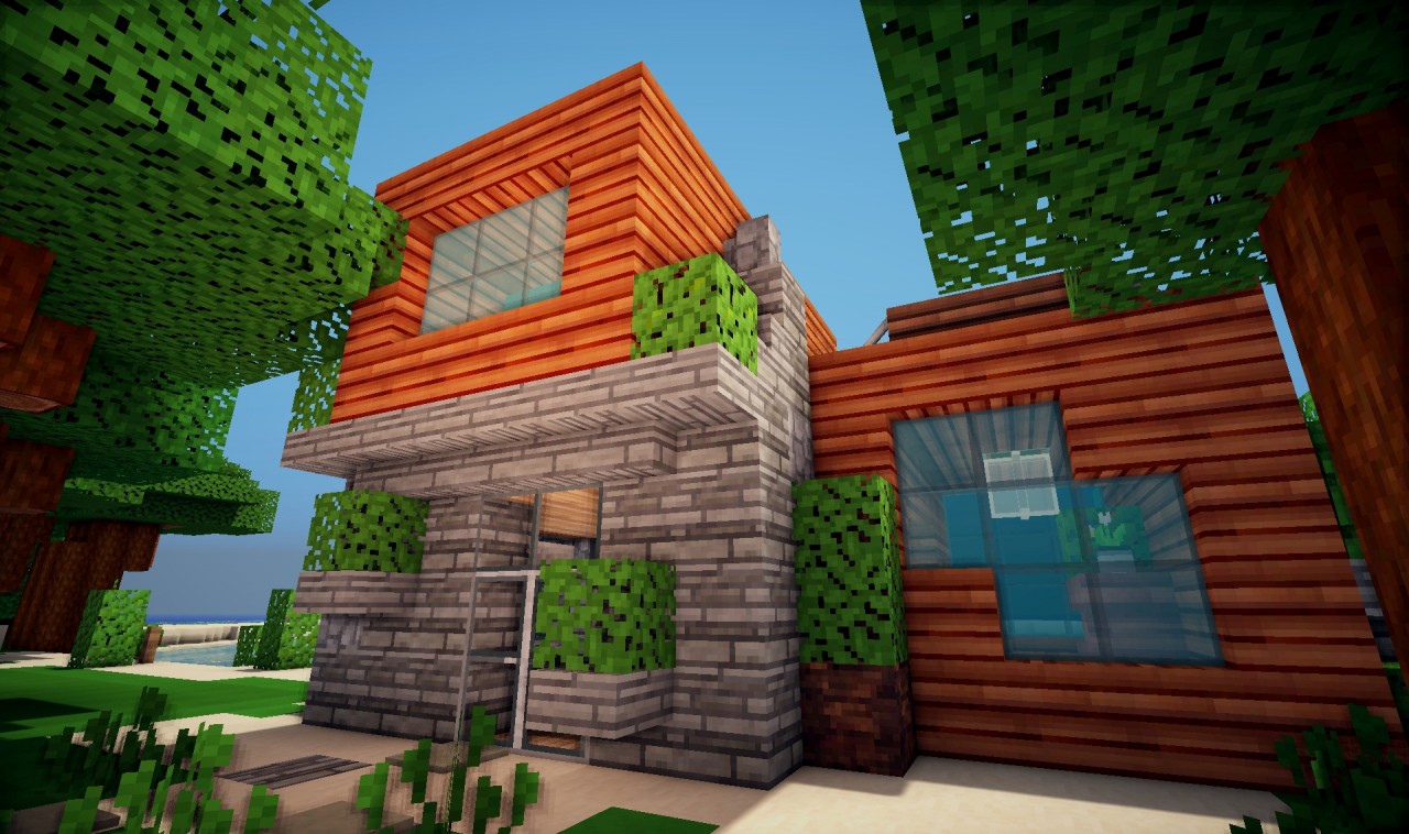 Beachfront - Modern Home Minecraft Map