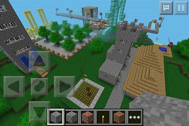 My mcpe huge creative world Minecraft Map