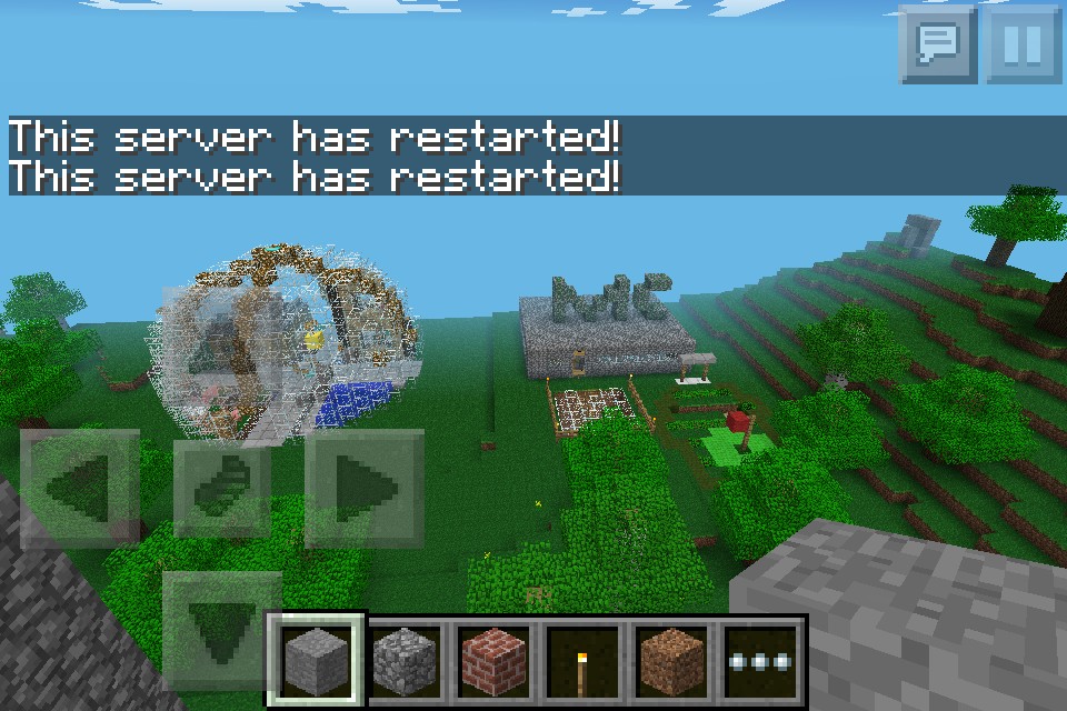 My mcpe huge creative world Minecraft Map