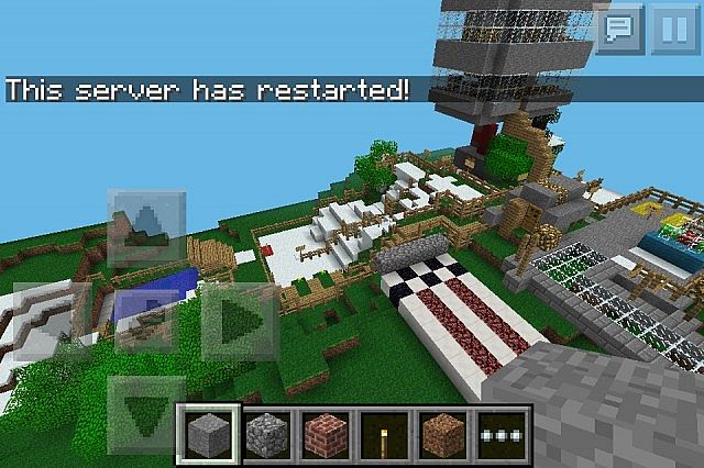 My mcpe huge creative world Minecraft Map