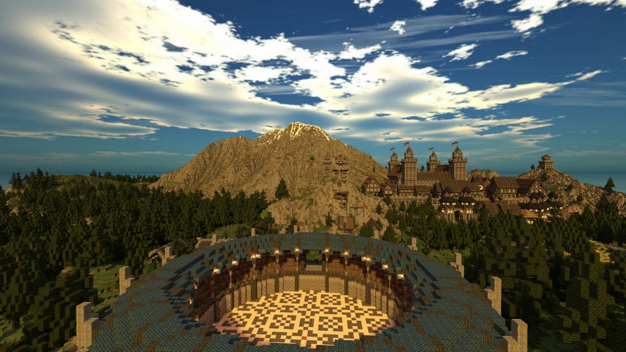 Marquee Survival Spawn Build LIB Minecraft Map