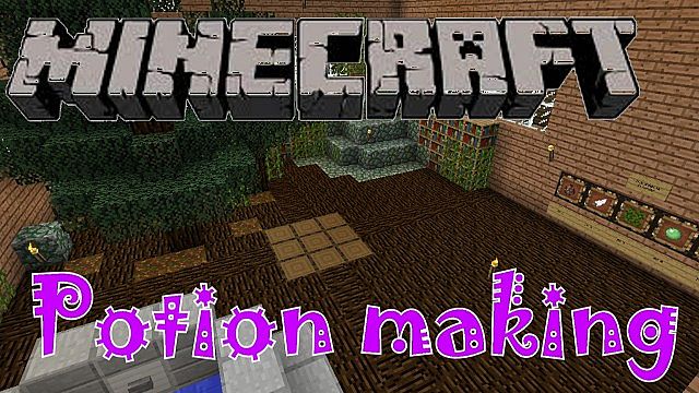 Minecraft: Potion making mini-game Minecraft Map