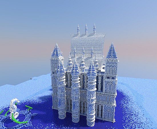 Stronghold of the Snowy Seahorse Minecraft Map