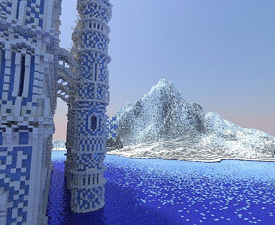 Stronghold of the Snowy Seahorse Minecraft Map