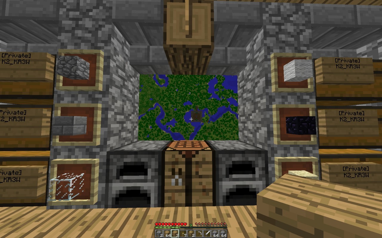 Project Survival Fortress Minecraft Map