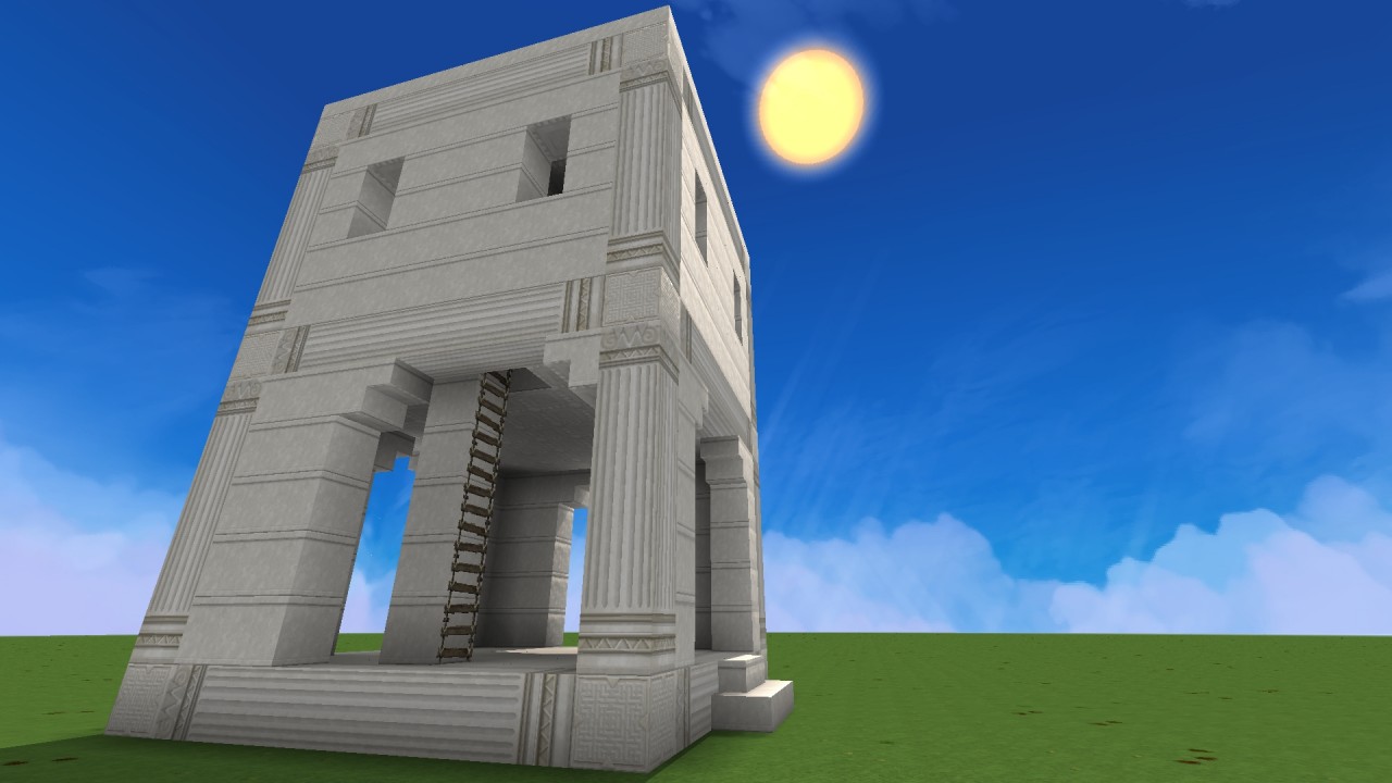 Ultima Online Small Marble House 2/9 Minecraft Map