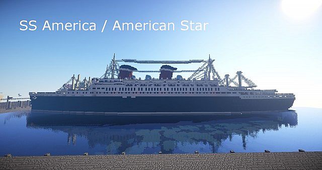 SS America / American Star by Kitalou & kirelire + Schematic Minecraft Map