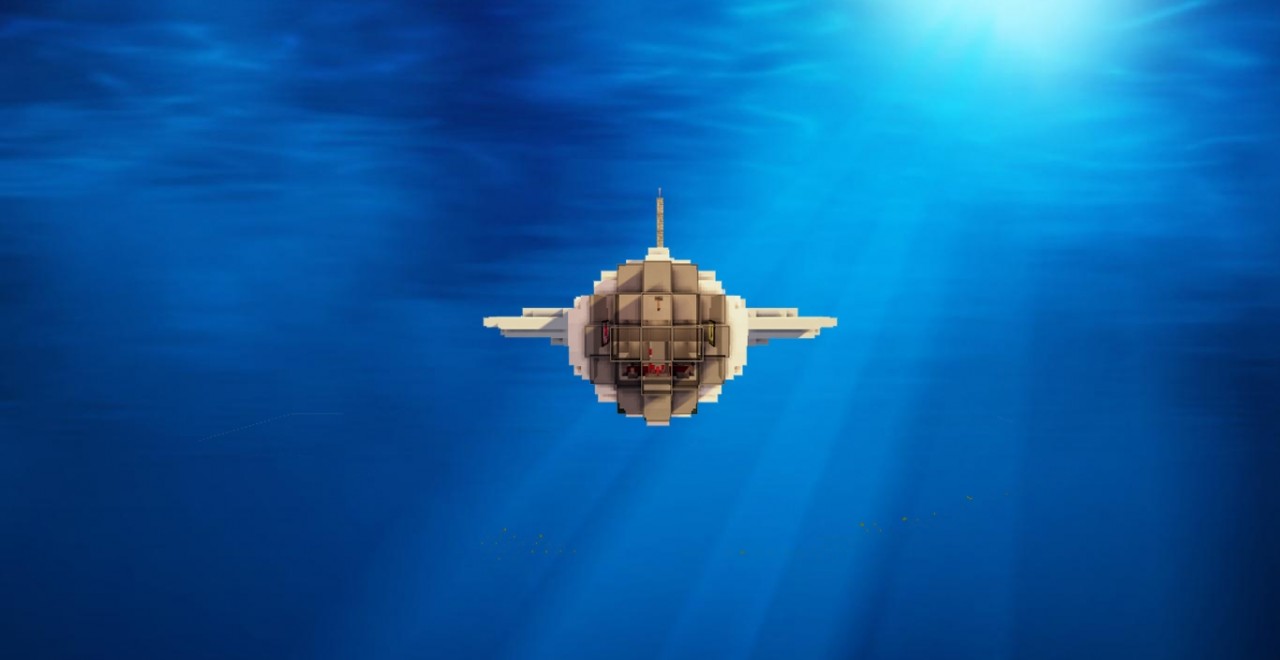 Derp Sea Research Submarine 'Beluga' Minecraft Map