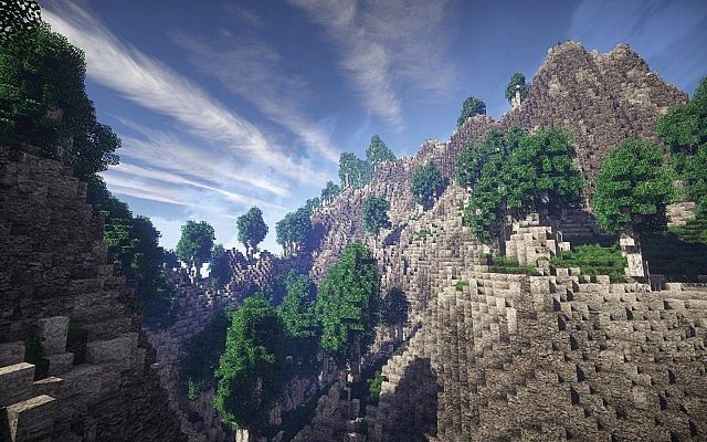- White Aranay Island - Custom Terrain - Minecraft Map