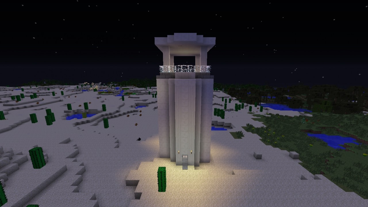 Epic Quartz Tower Minecraft Map